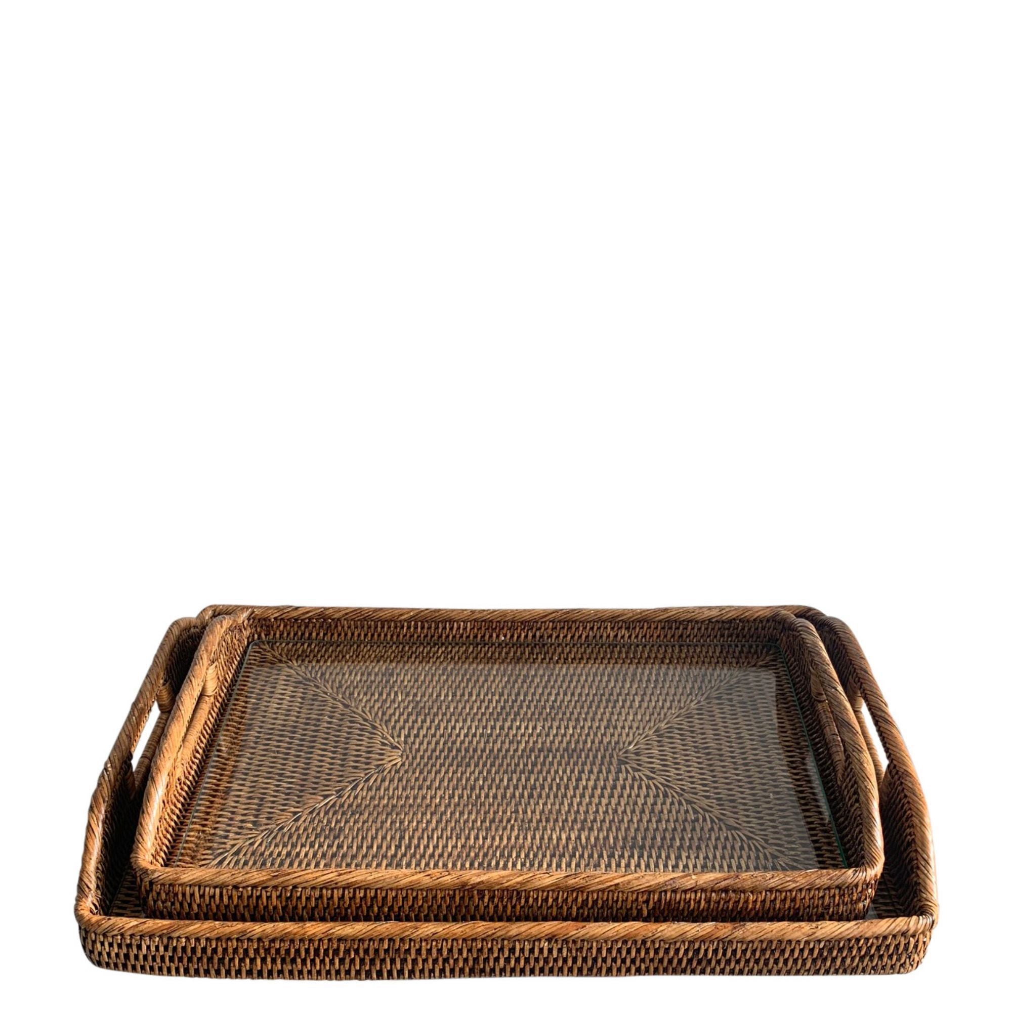 Morning Breakfast Tray with Glass Insert – Hutchinson's Flooring ...